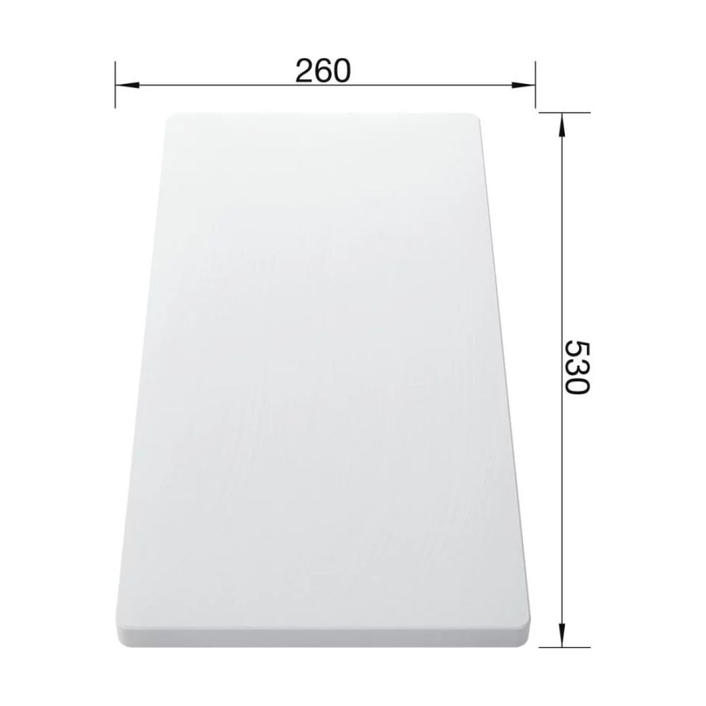 Blanco daska za sečenje bela 530x260x17mm 217611