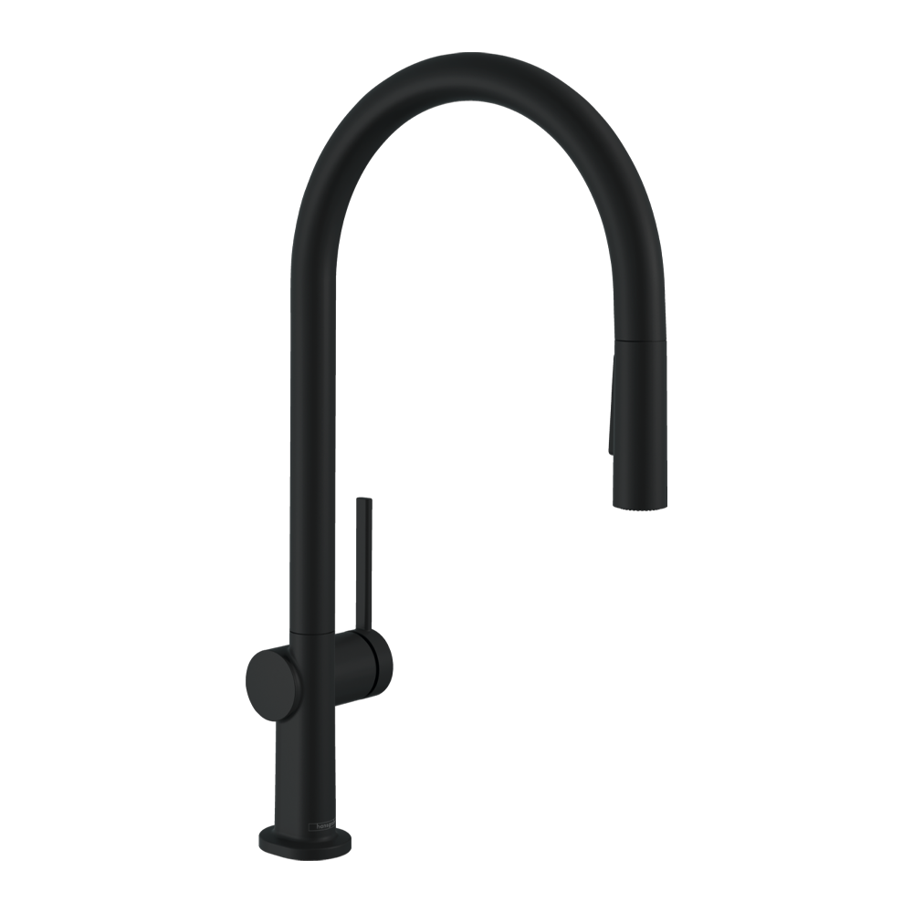 Hansgrohe Talis M54 210 slavina za sudoperu sa izvlačnim tušem Matt Black 72800670