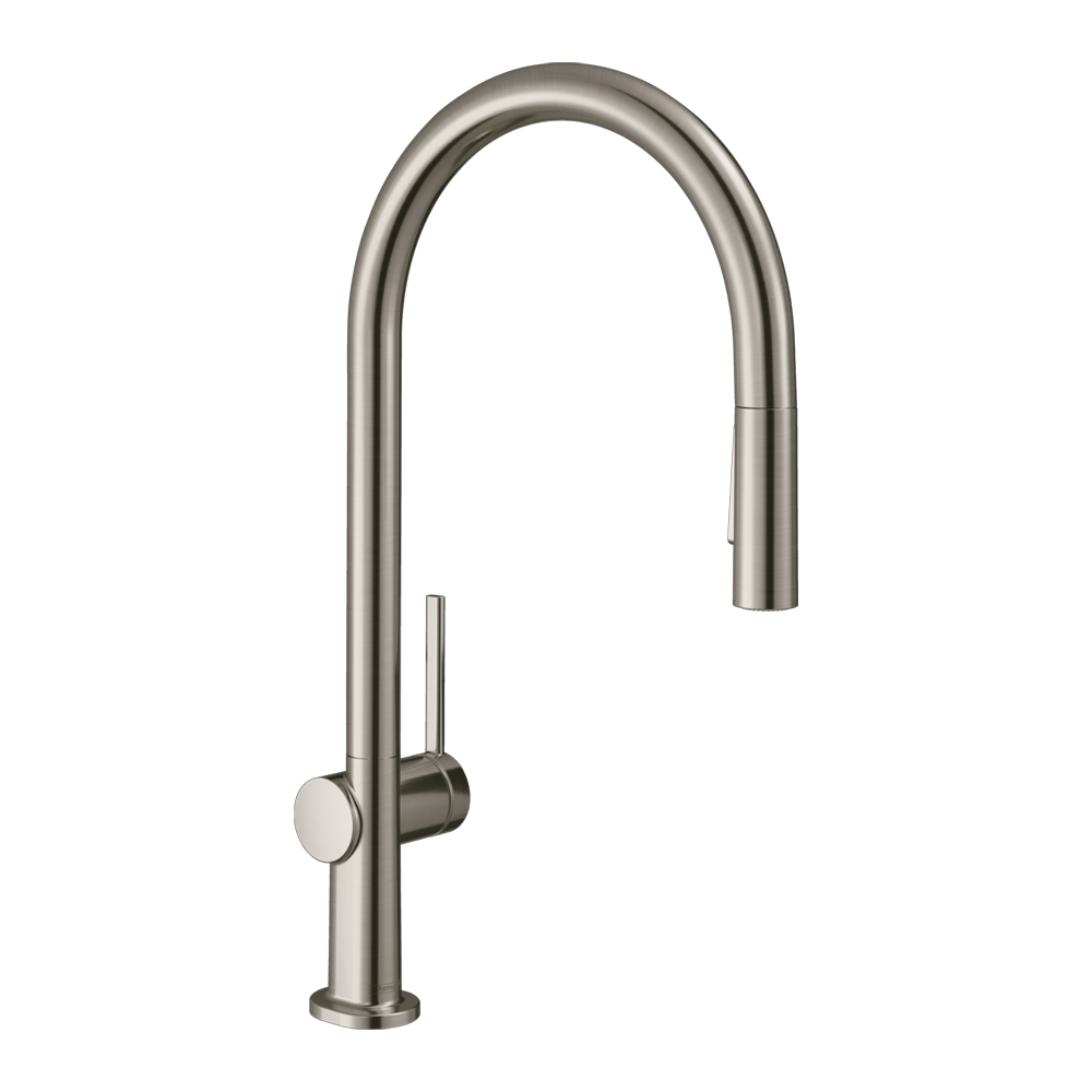 Hansgrohe Talis M54 210 slavina za sudoperu sa izvlačnim tušem Stainless Steel Finish 72800800