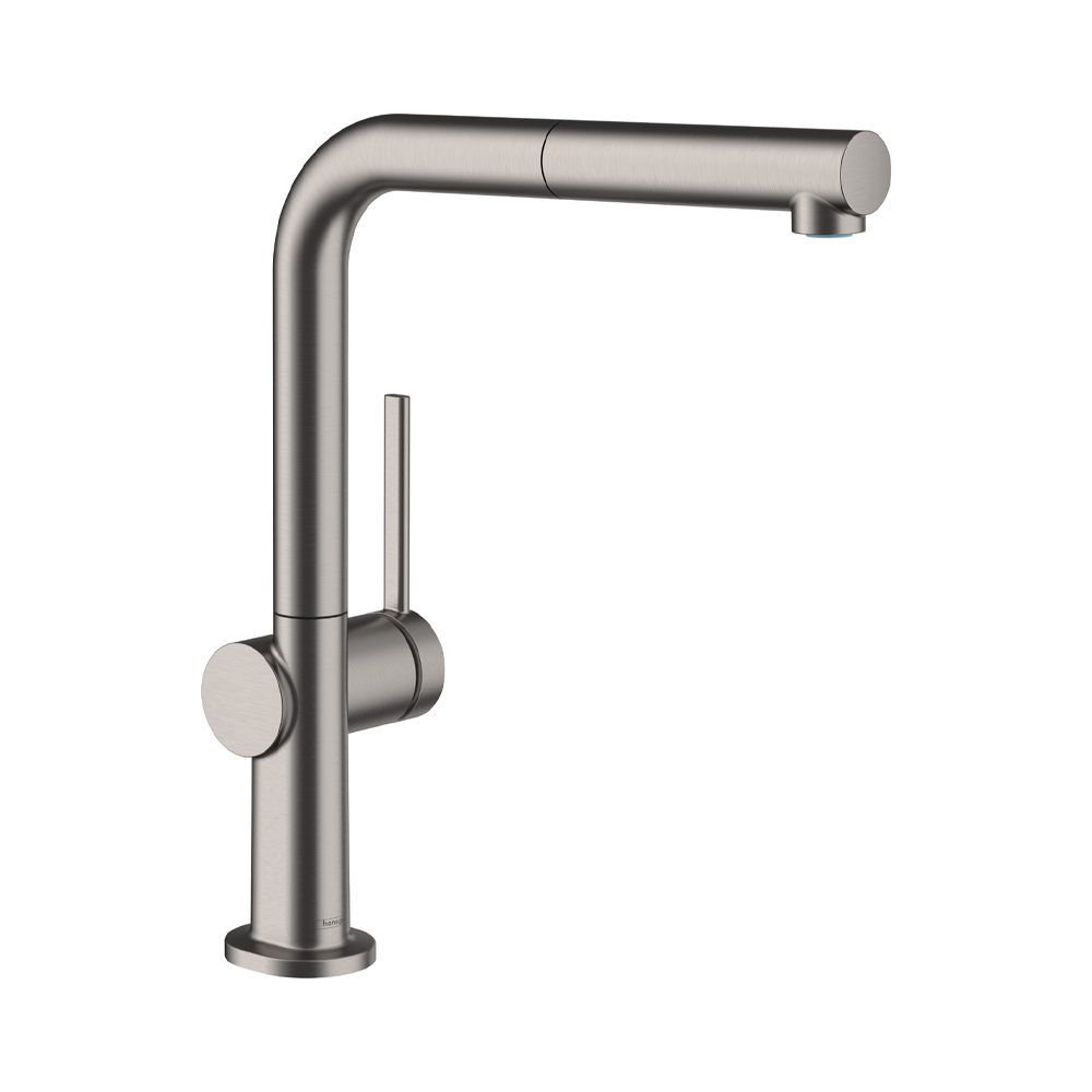 Hansgrohe Talis M54 270 slavina za sudoperu sa izvlačnim tušem Brushed Black Chrome 72808340