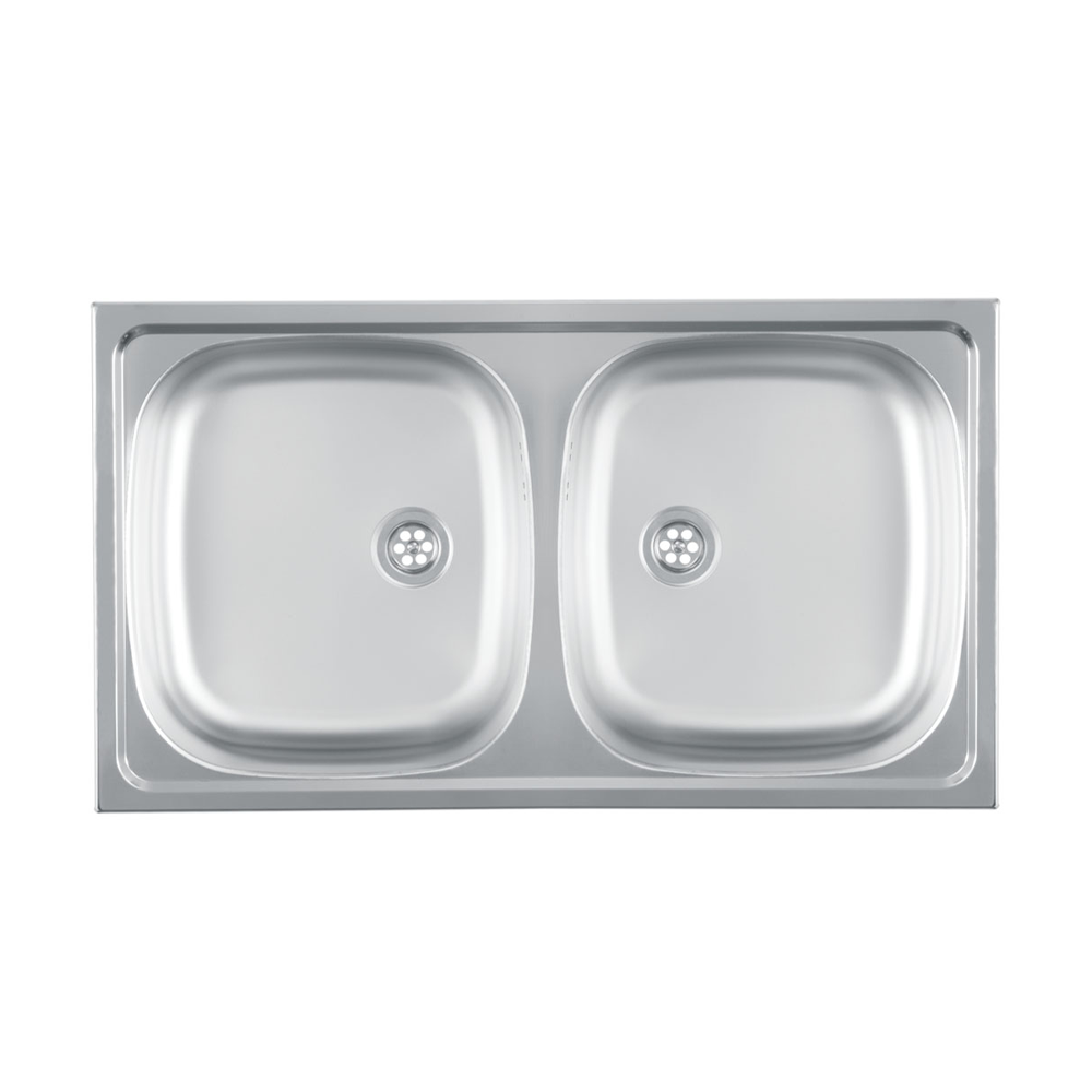 Metalac Luna Flex 2D dvodelna inox sudopera Ø60