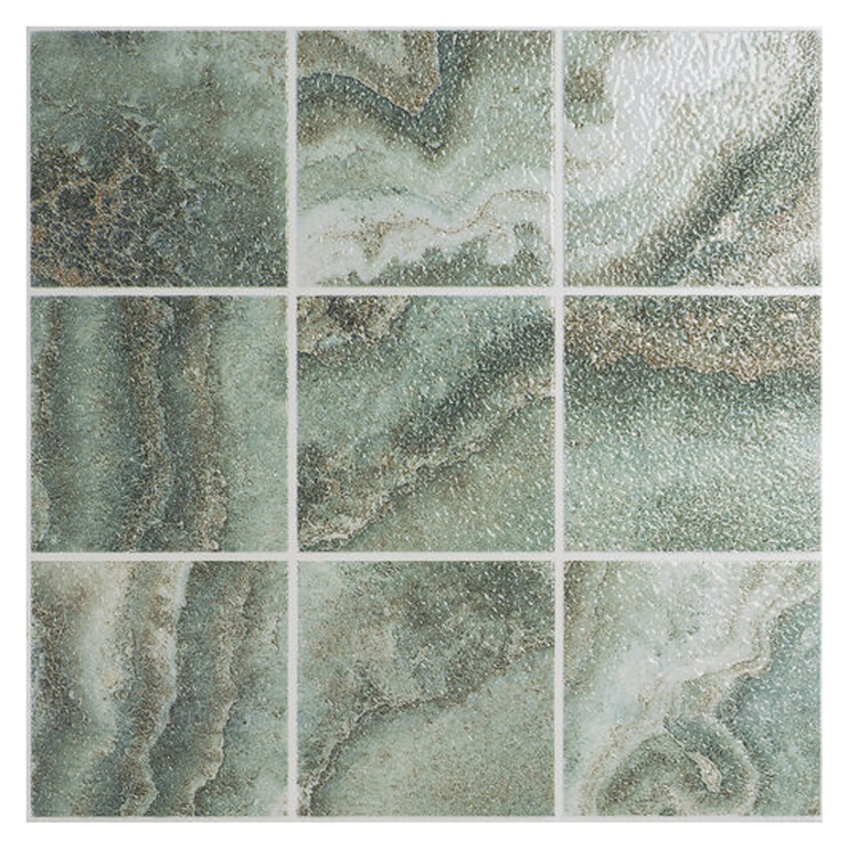 El Molino Ceramica Tulum Verde sjaj 33.3×33.3