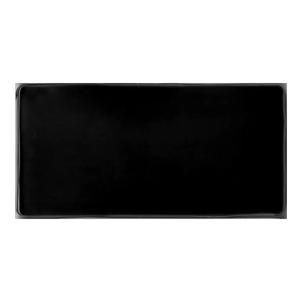 Estudio Ceramico Atelier Black Glossy 7.5×15
