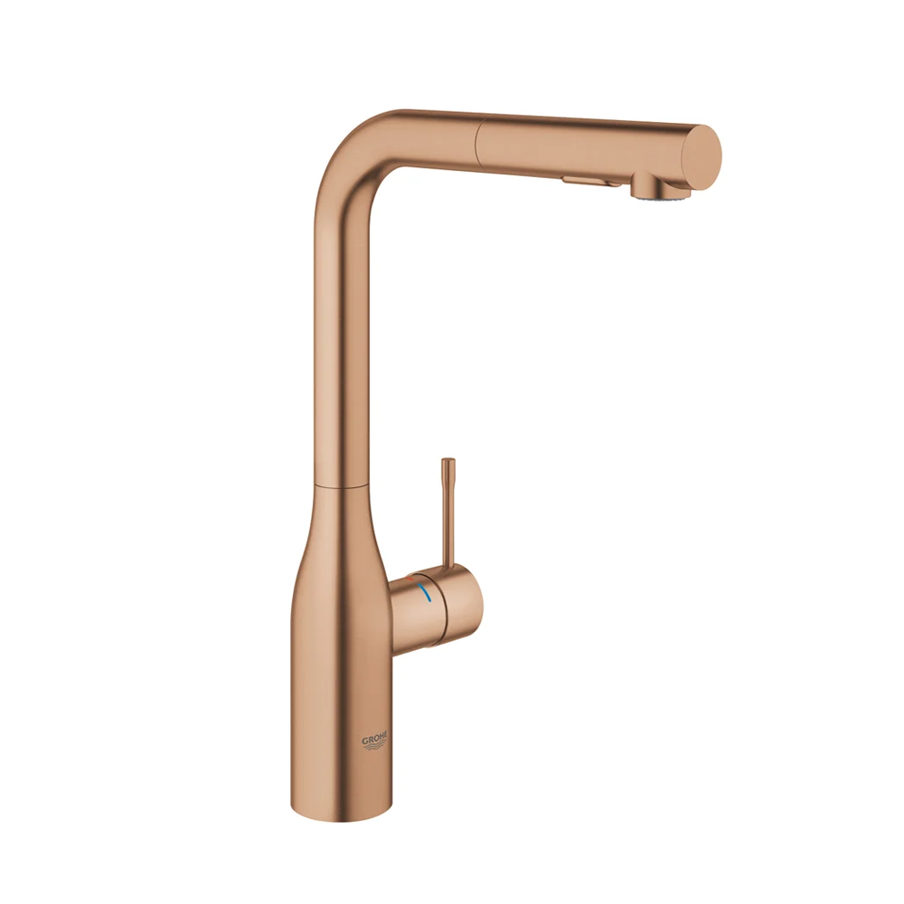Grohe Essence baterija za sudoperu sa izvlačnim tušem Bronze – Brushed Warm Sunset 30504DL0