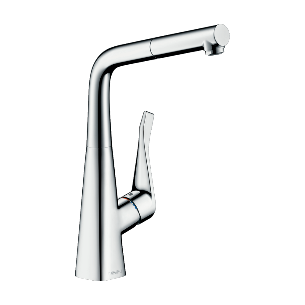 Hansgrohe Metris M71 slavina za sudoperu sa izvlačnim tušem chrome 14821000