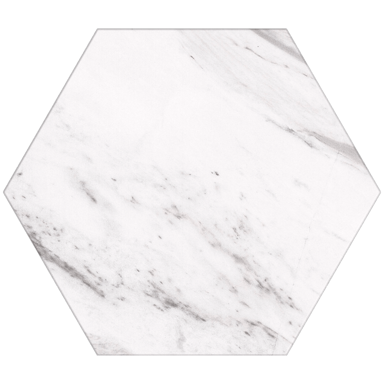 Carrara Hex 25 25×22