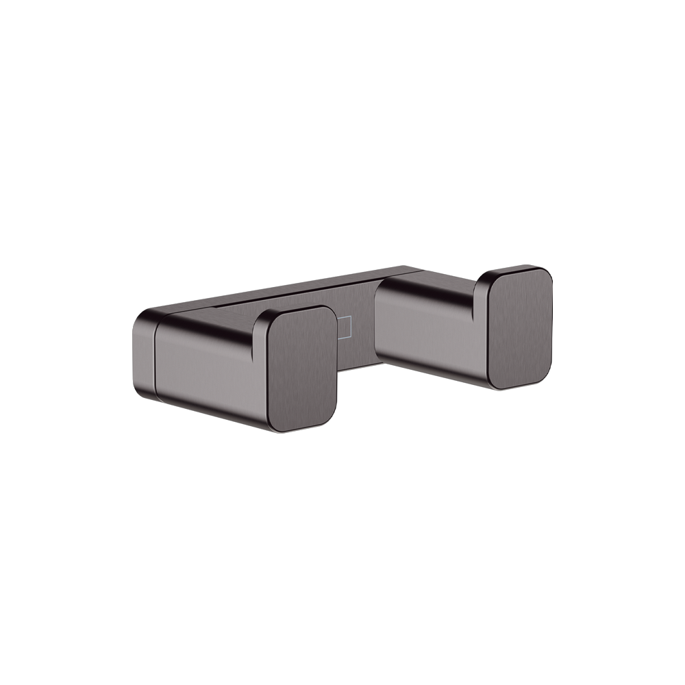 Hansgrohe AddStoris dvostruka garderobna kuka Brushed Black Chrome 41755340