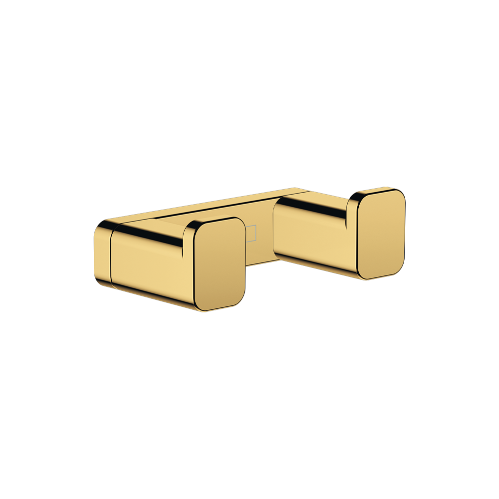 Hansgrohe AddStoris dvostruka garderobna kuka Polished Gold Optic 41755990