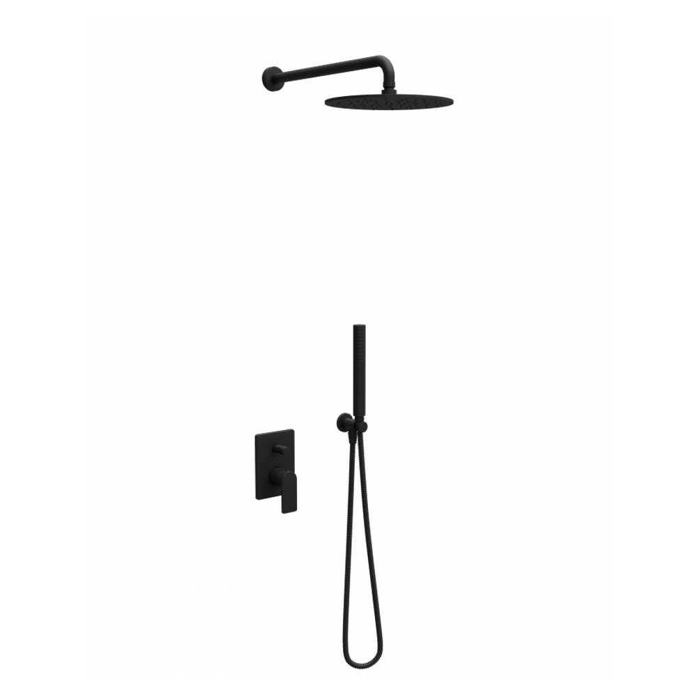 Copen Nook baterija sa tuš setom 1 mat crna C-01-114MB