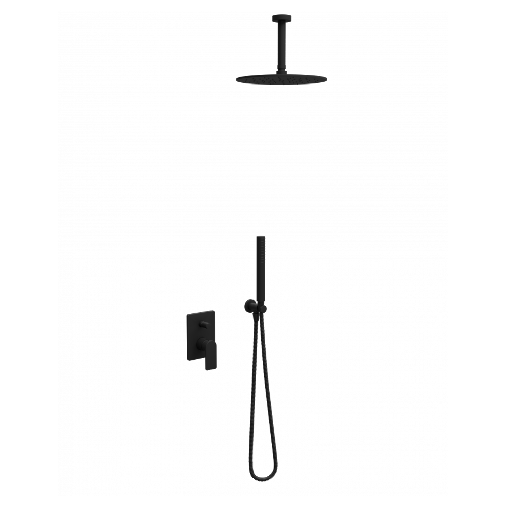 Copen Nook baterija sa tuš setom 5 mat crna C-01-118MB