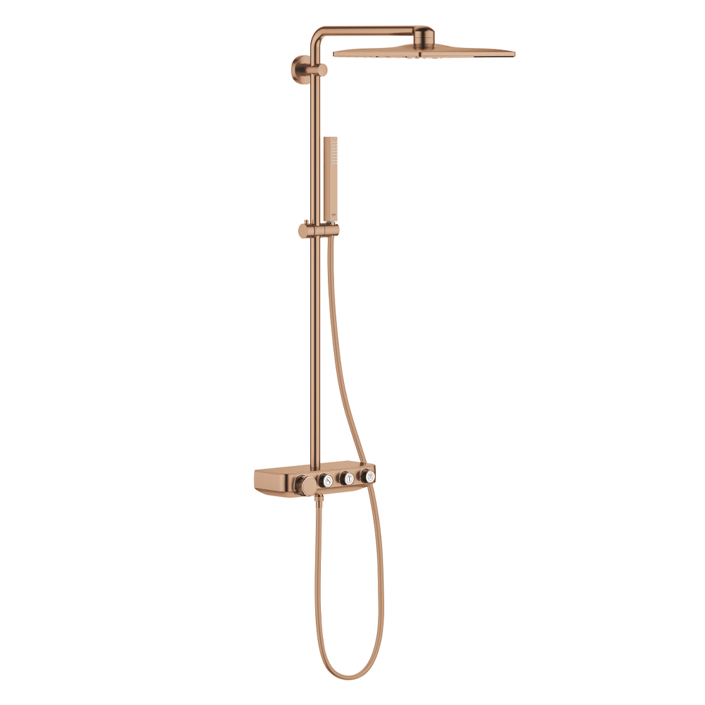 Grohe Euphoria Smartcontrol Sistem 310 Cube Duo termostatski tuš sistem brushed warm sunset 26508DL0