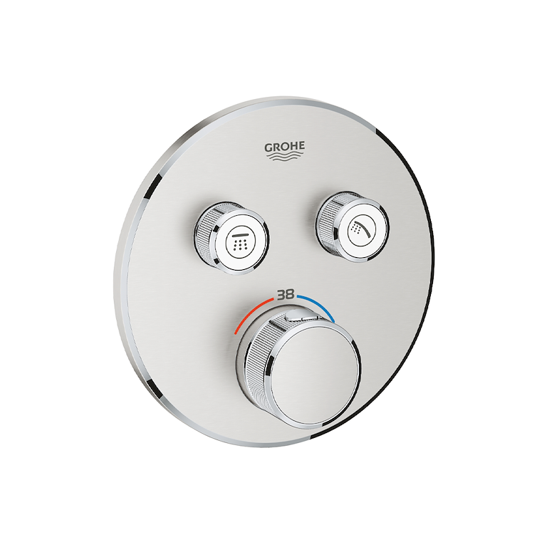 Grohe Grohtherm Smartcontrol termostatski mešač sa dva izlaza supersteel 29119DC0