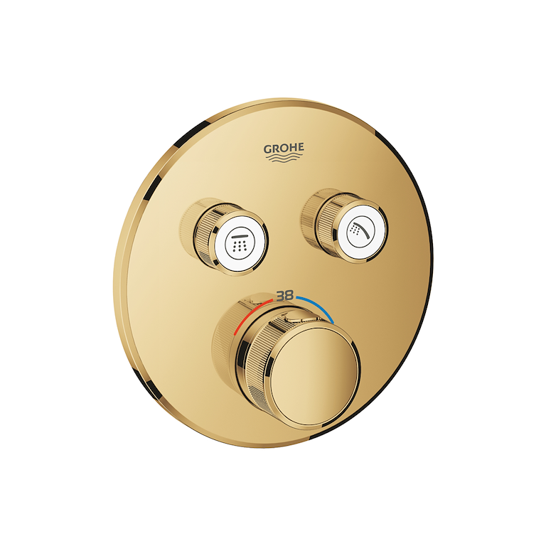 Grohe Grohtherm Smartcontrol termostatski mešač sa dva izlaza cool sunrise 29119GLO
