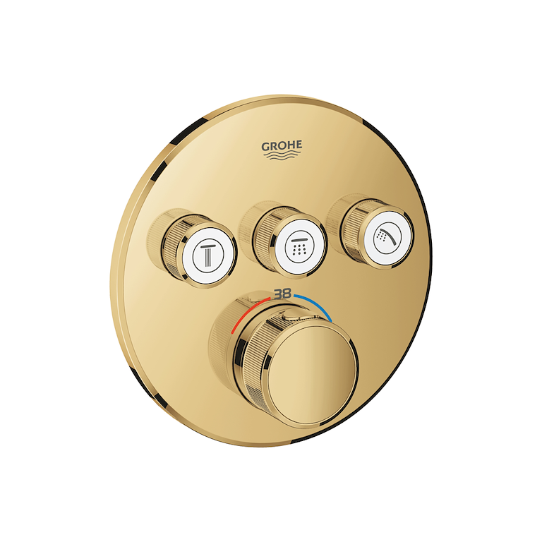 Grohe Grohtherm Smartcontrol termostatski mešač sa tri izlaza cool sunrise 29121GL0