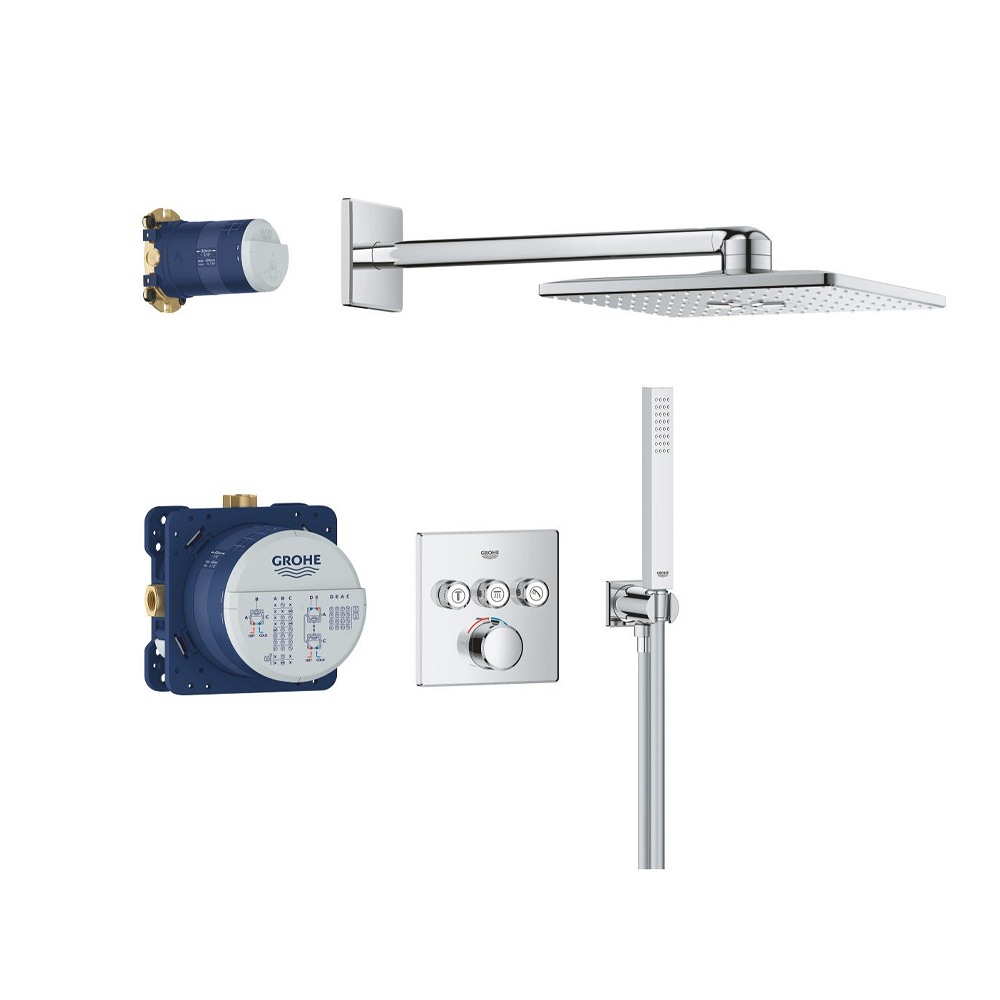Grohe Smartcontrol ugradni tuš set sa Rainshower Smartactive 310 Cube chrome 34873000
