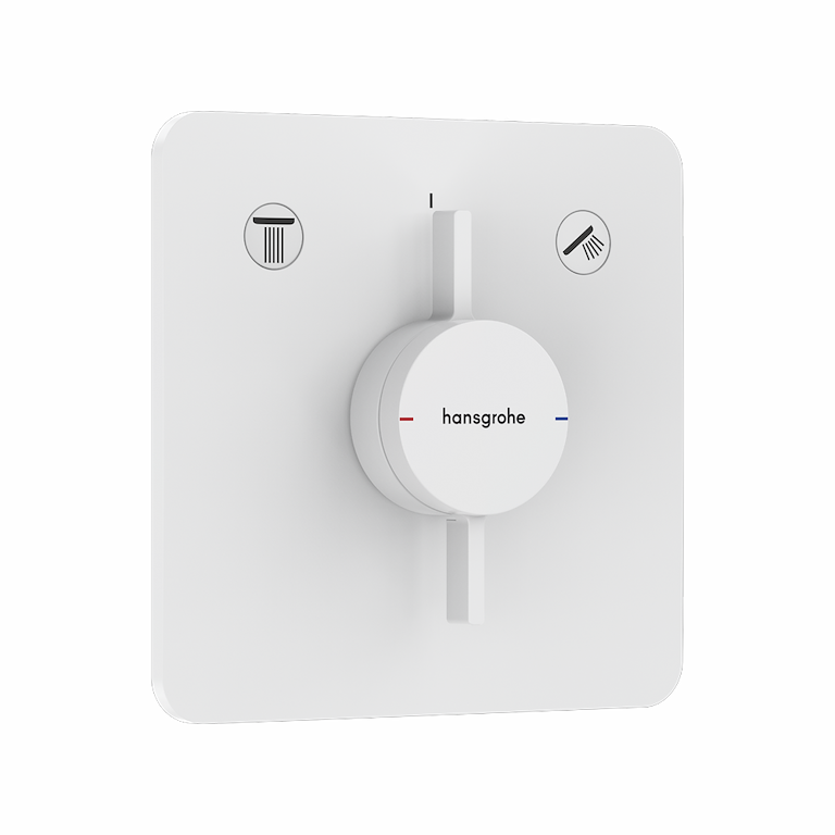 Hansgrohe DuoTurn Q ugradna maska sa dva izlaza Matt White 75414700