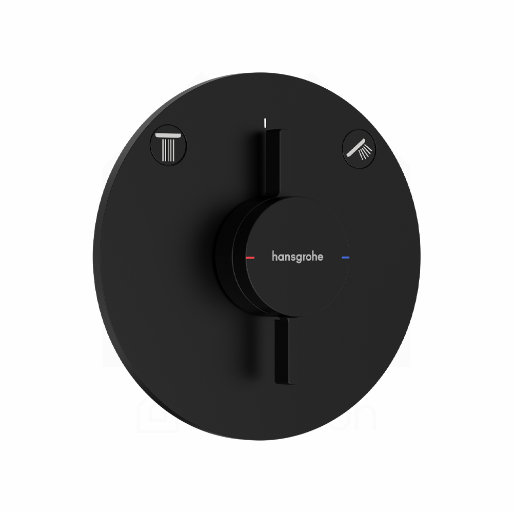 Hansgrohe DuoTurn S ugradna maska sa dva izlaza Matt Black 75418670
