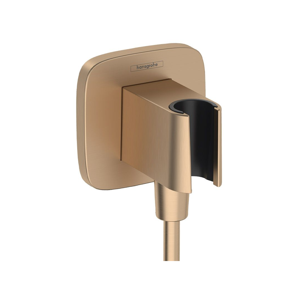 Hansgrohe Fixfit Q priključak za tuš crevo sa držačem za tuš Brushed Bronze 26887140