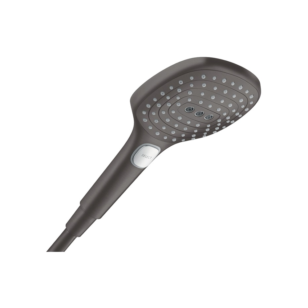 Hansgrohe Raindance Select E 120 tuš ručica 3 funkcije Brushed Black Chrome 26520340