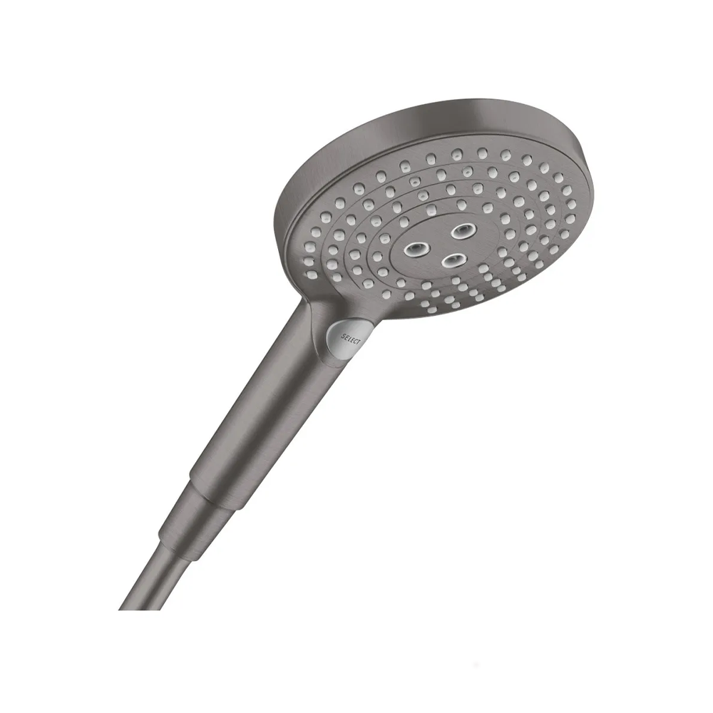 Hansgrohe Raindance Select S 120 tuš ručica masažer 3 funkcije Brushed Black Chrome 26530340