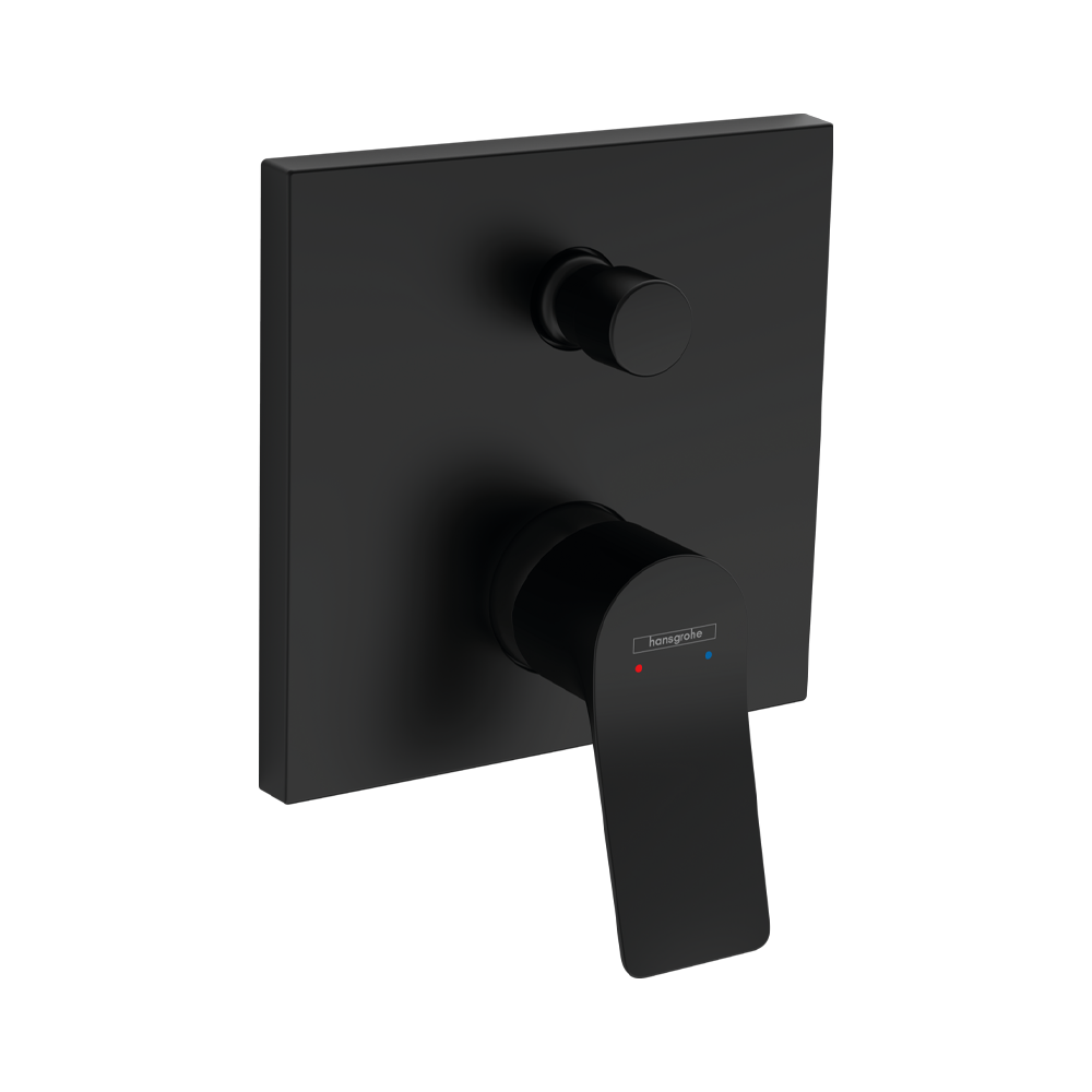 Hansgrohe Vivenis ugradna maska za tuš sa prebacivačem Matt Black 75416670