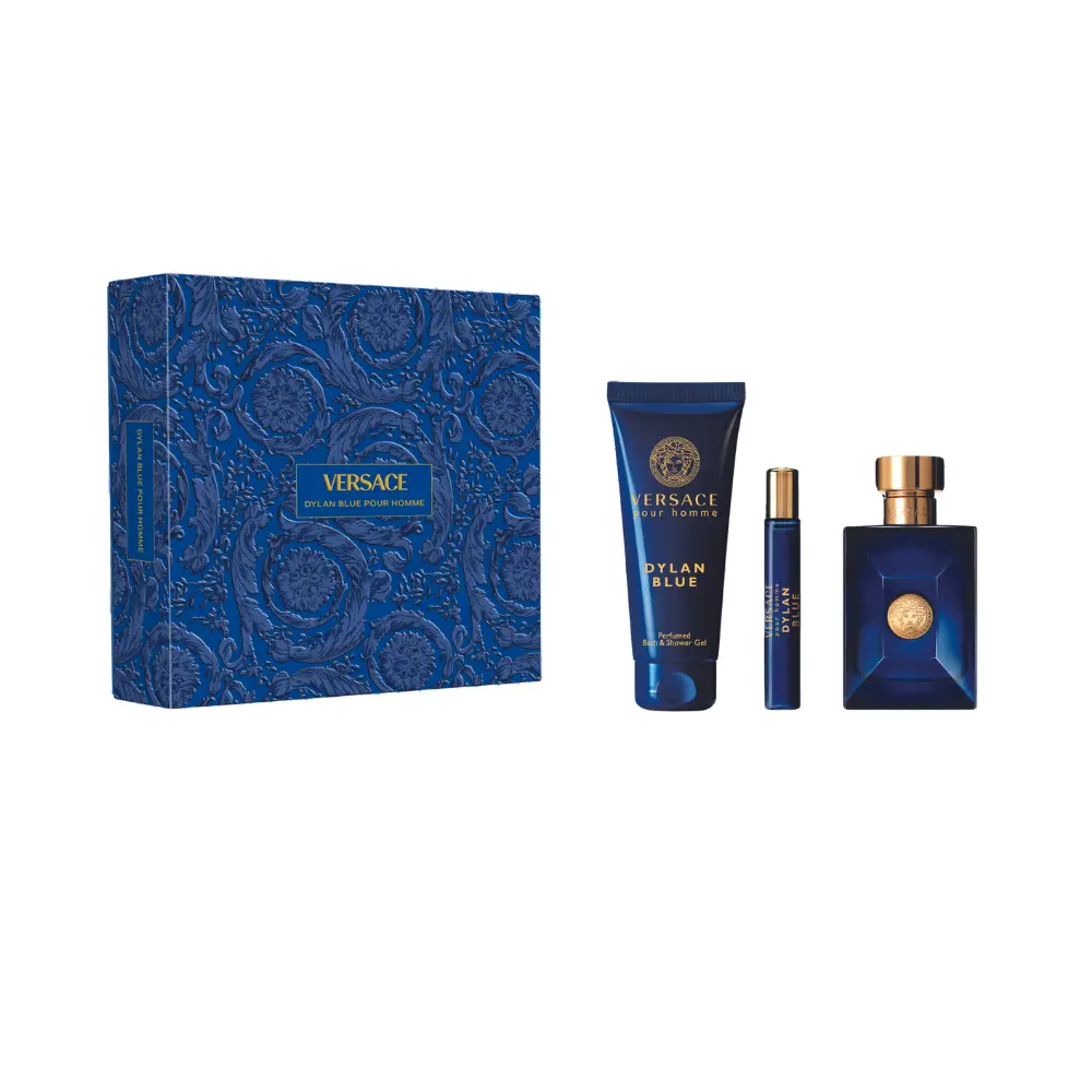 Versace Muški parfemski set Dilan Blue EDT 100ml + 10ml + gel za tuširanje