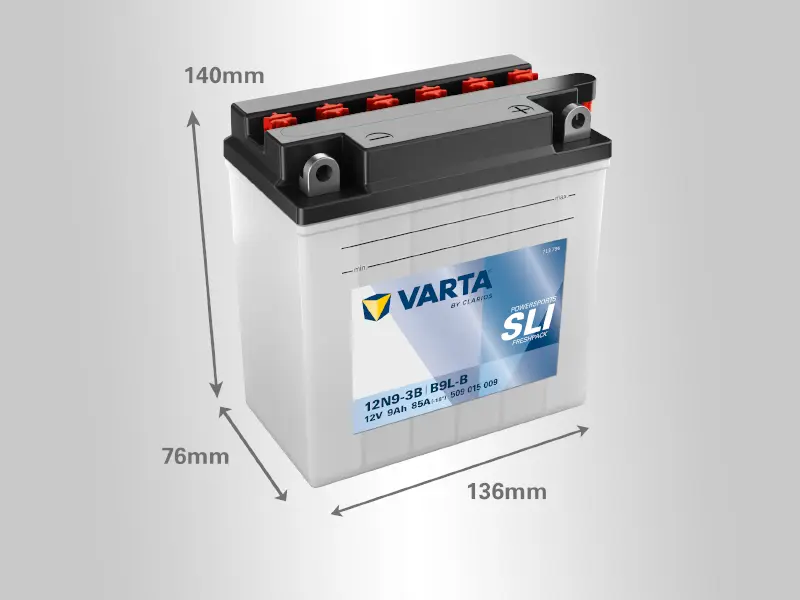 Varta Akumulator Powersport SLI YB9L-B, 12V, 9Ah, D+
