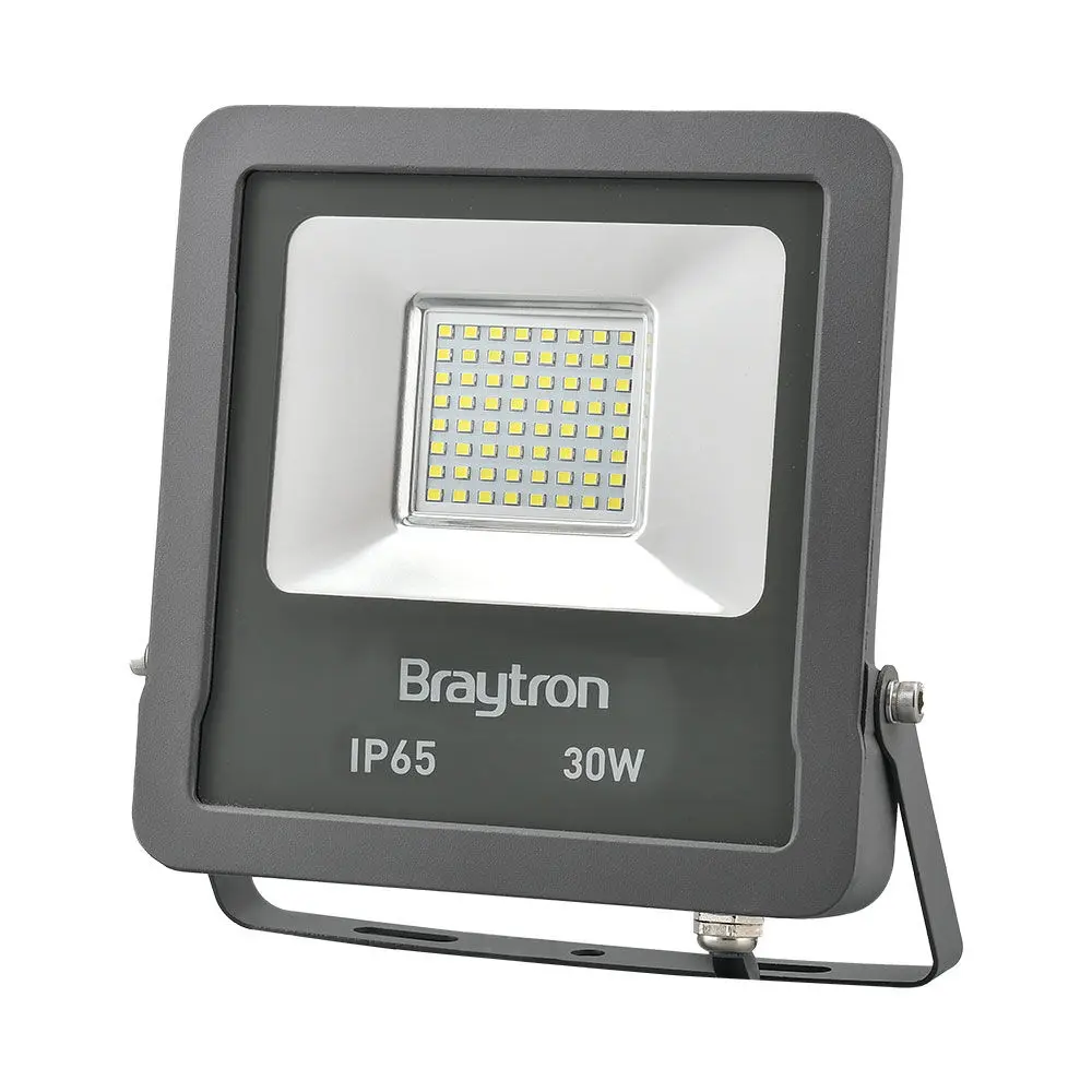 Braytron LED reflektor BRY-FLOOD-SL-30W-GRY-6500K-IP65