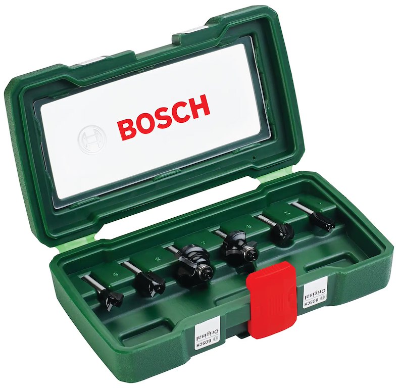 Bosch 6-delni set TC glodala (6 mm prihvat) 2607019464