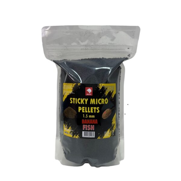 Meleg Baits Sticky Micro Pellets – Banana Fish