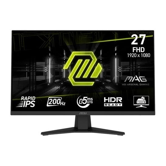 Monitor MSI MP274F, 27", FLAT Rapid IPS 200HZ 0.5MS, 1920x1080FHD, Gaming, crna boja