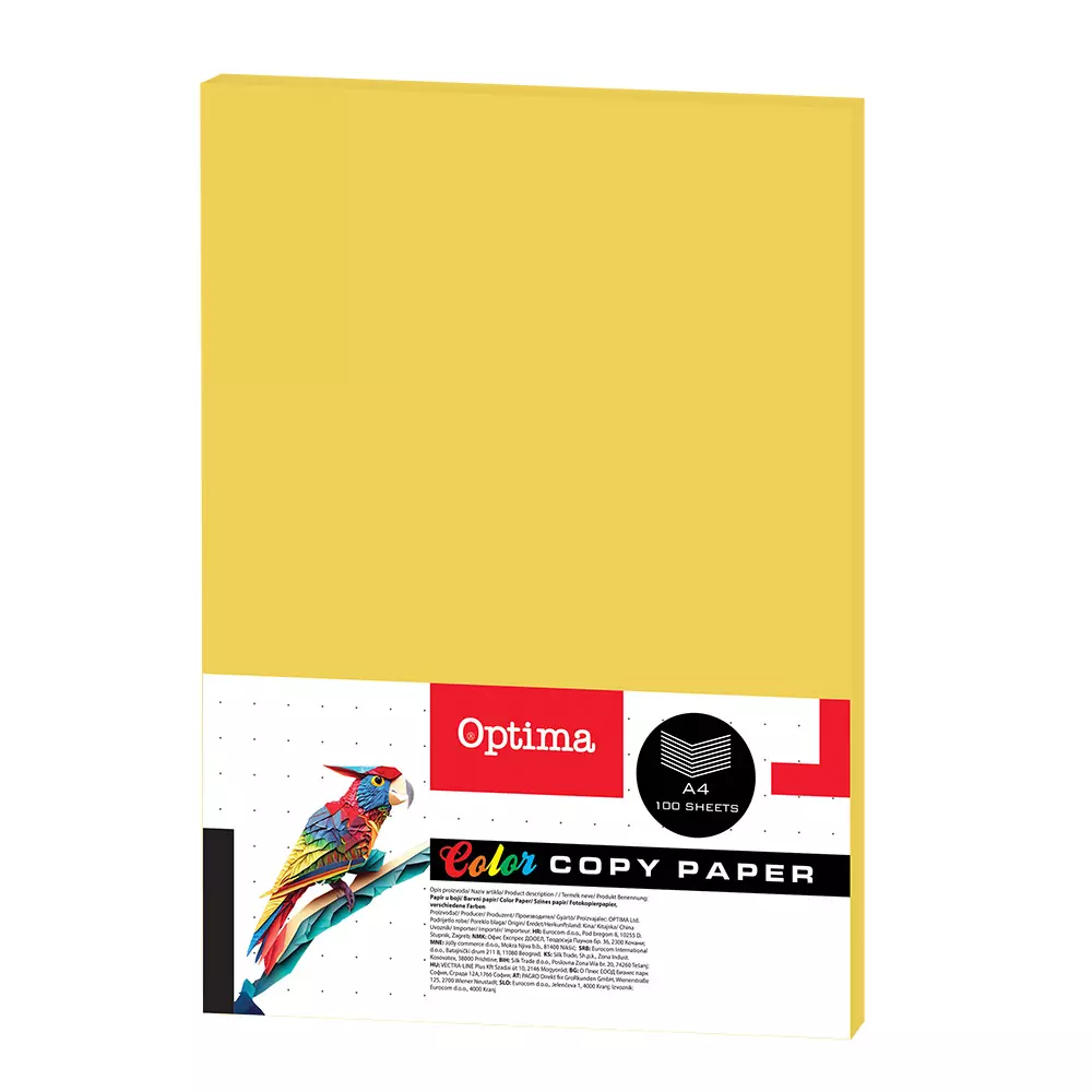 OPTIMA FTK PAPIR INT. LIMUN 100/1 80g A4