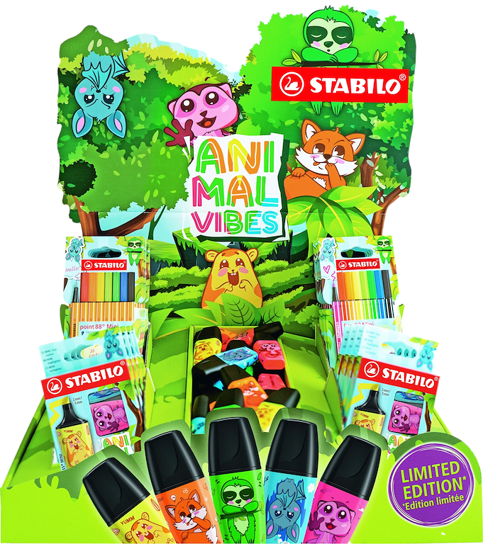 STABILO Animal Vibes Edition Dispaly 1/48