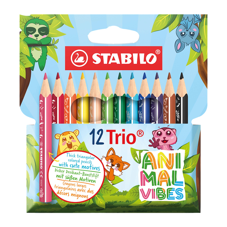 STABILO Trio thick Mini Animal Vibes Edition 1/12