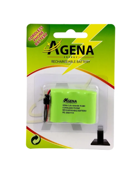 BATERIJA 3,6V P201 600MAH PUNJIVA AGENA 2/3AA/P201-600/10