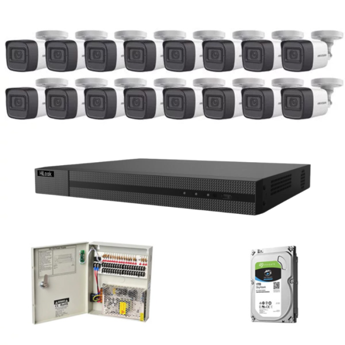 HikVision komplet 16 bullet kamera 5Mpix
HikVision komplet 16 bullet kamera 5Mpix