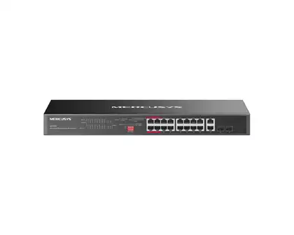 MERCUSYS MS120GP(UN) 20-Port Gigabit Rackmount Switch with 16-Port PoE+