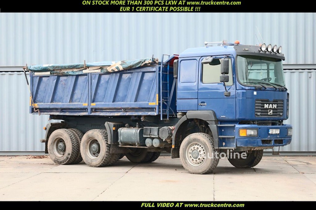 MAN TGA 33.414, 6x6, FX MEILLER, HARDOX, 13 m3 kiper