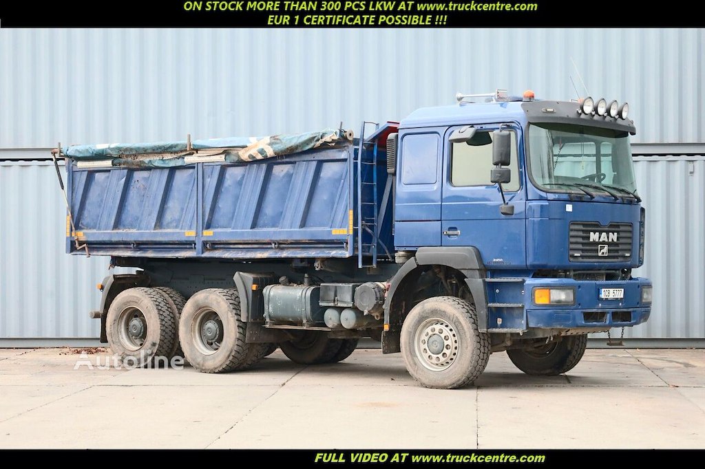 MAN TGA 33.414, 6x6, FX MEILLER, HARDOX, 13 m3 kiper