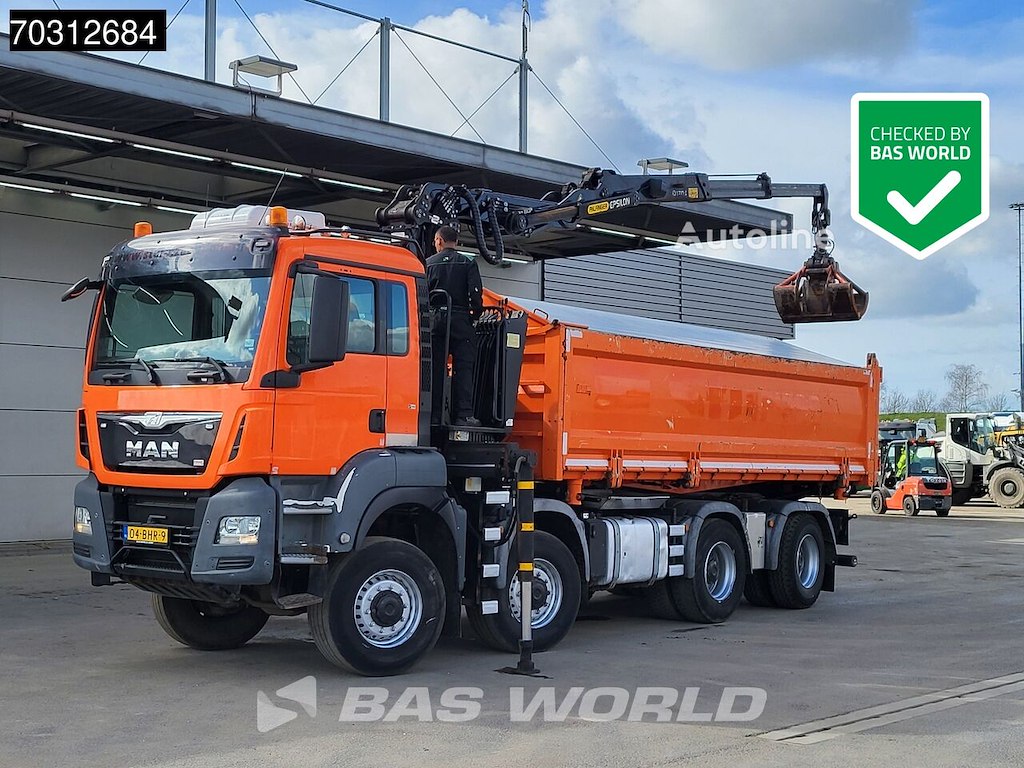 MAN TGS 41.440 TGS 8X8 Palfinger Q170Z Crane 8x8 Wide-Spread Euro 6 kiper