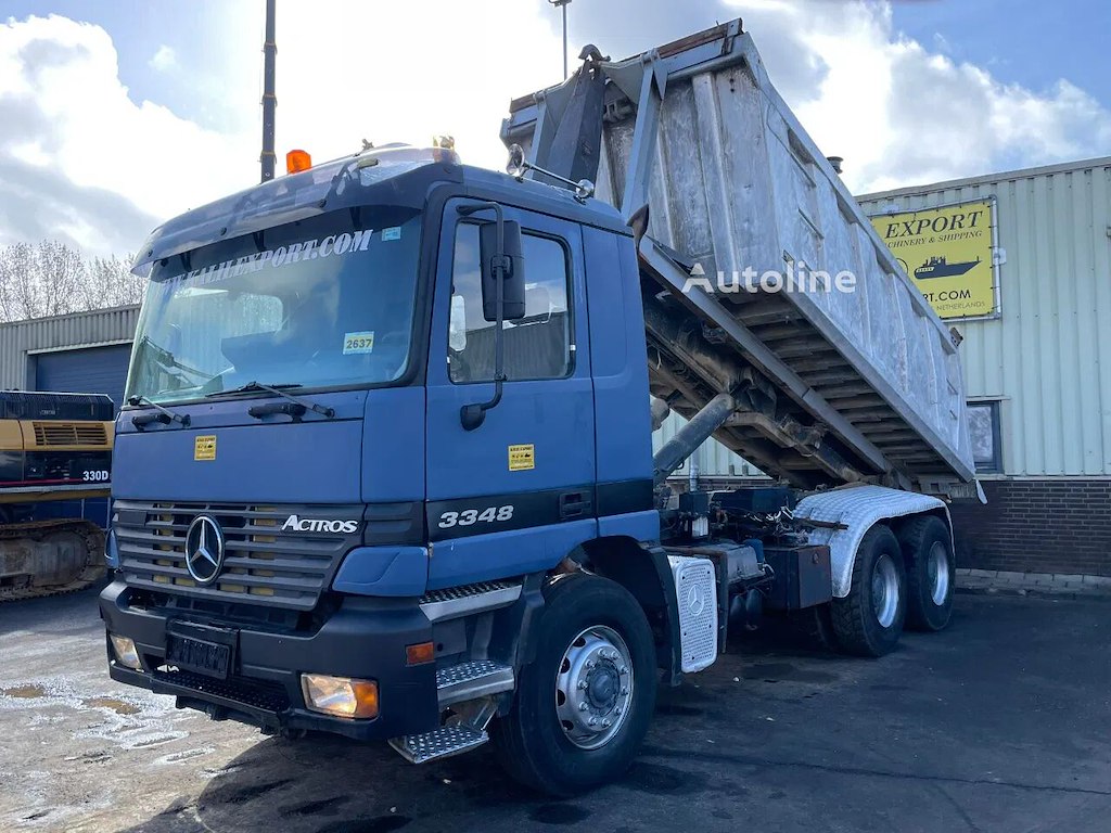 Mercedes-Benz Actros 3348 Kipper 6x4 Manual Gearbox V8 Big Axle's Full Spring kiper