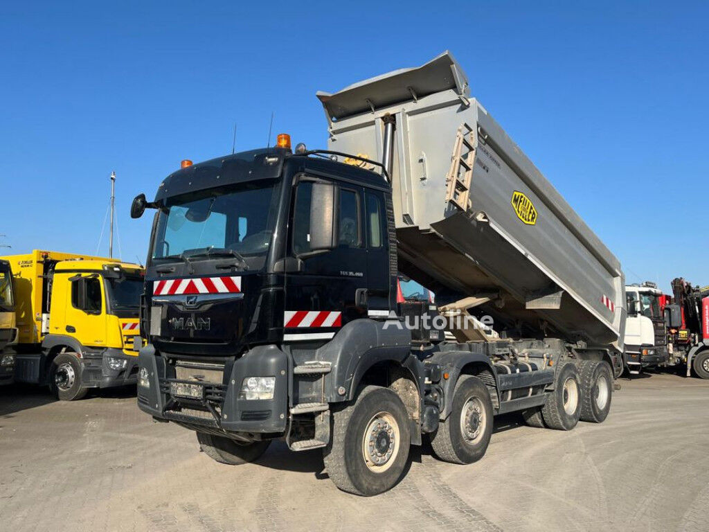 MAN TG-S 35.460 8x6 BB 4 Achs Muldenkipper Meiller 18m³ kiper