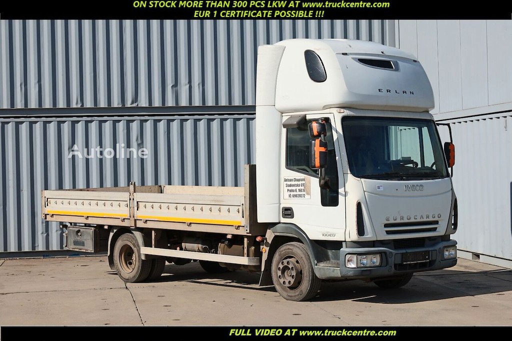 IVECO EUROCARGO 100E17, NEW BRAKES, NEW TRANSMISSION kamion s ravnom platformom
