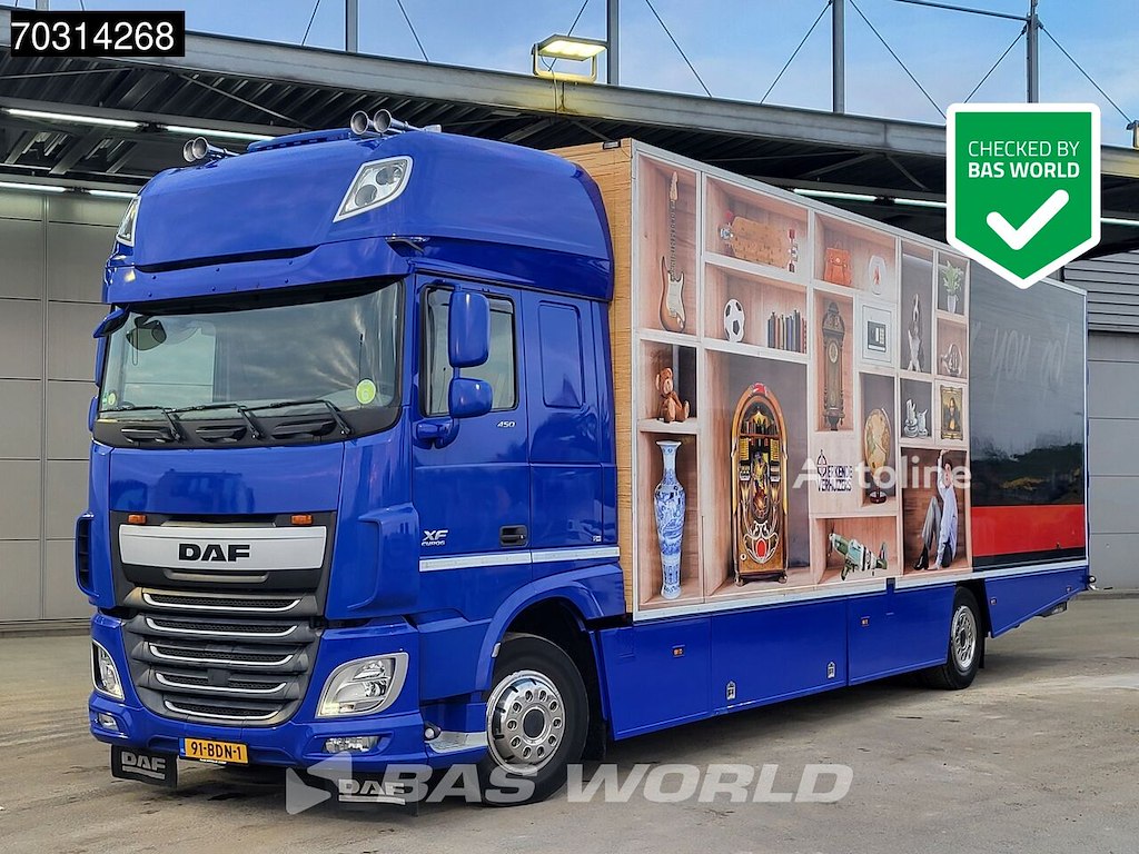 DAF XF 440 XF 4X2 19.5tons NL-Truck APK 1500kg underfold tailgate Ma kamion furgon