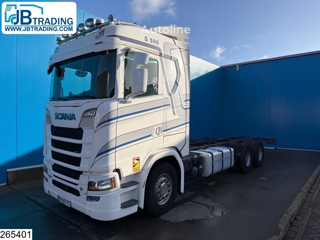 Scania S 580 6x4, Retarder, Standairco kamion šasija