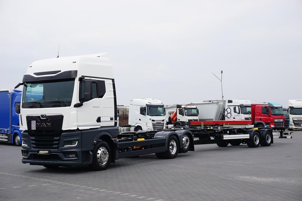MAN TGX / 26.470 / ACC / E 6 / GX / ZESTAW BDF 2 X 7,82 M / RETARDER kamion šasija + prikolica šasije