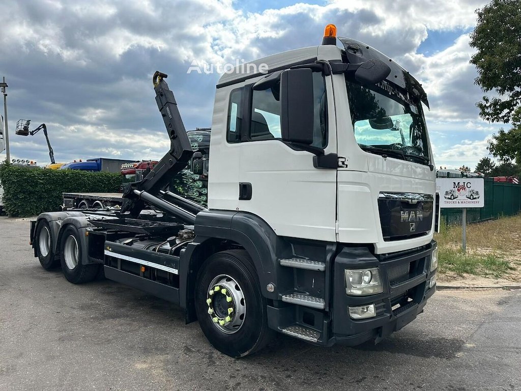 MAN TGS 28.360 6x2 HOOKLIFT 21T HIAB MULTILIFT XR21-S51 - LIFT AXLE kamion rol kiper