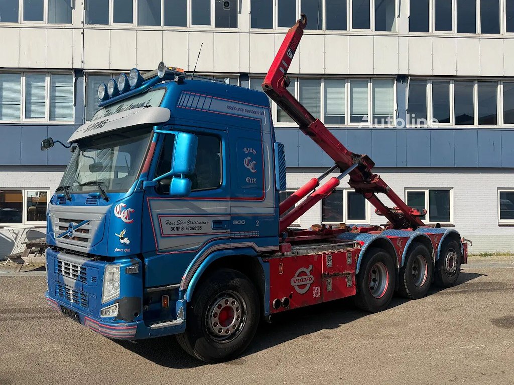 Volvo FM 500 FM500 8X4 HIAB HAAKARM kamion rol kiper