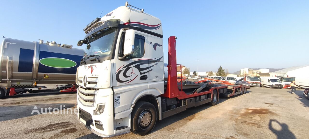 Mercedes-Benz ACTROS 1853 autotransporter + prikolica autotransportera