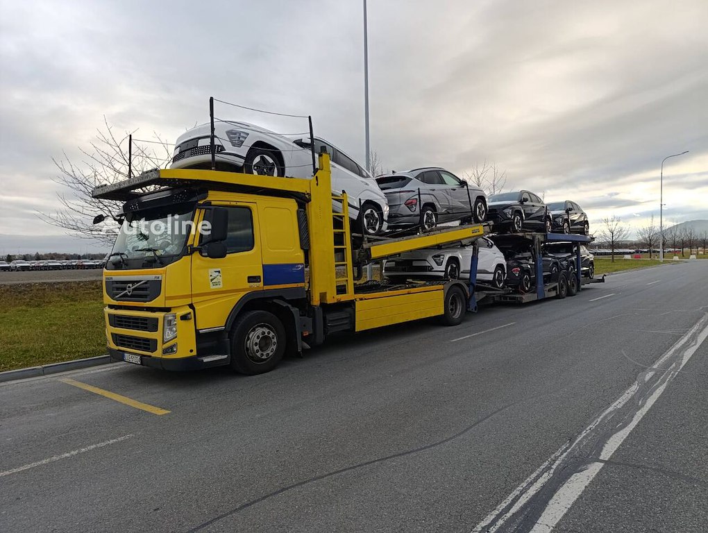 Volvo FM autotransporter + prikolica autotransportera